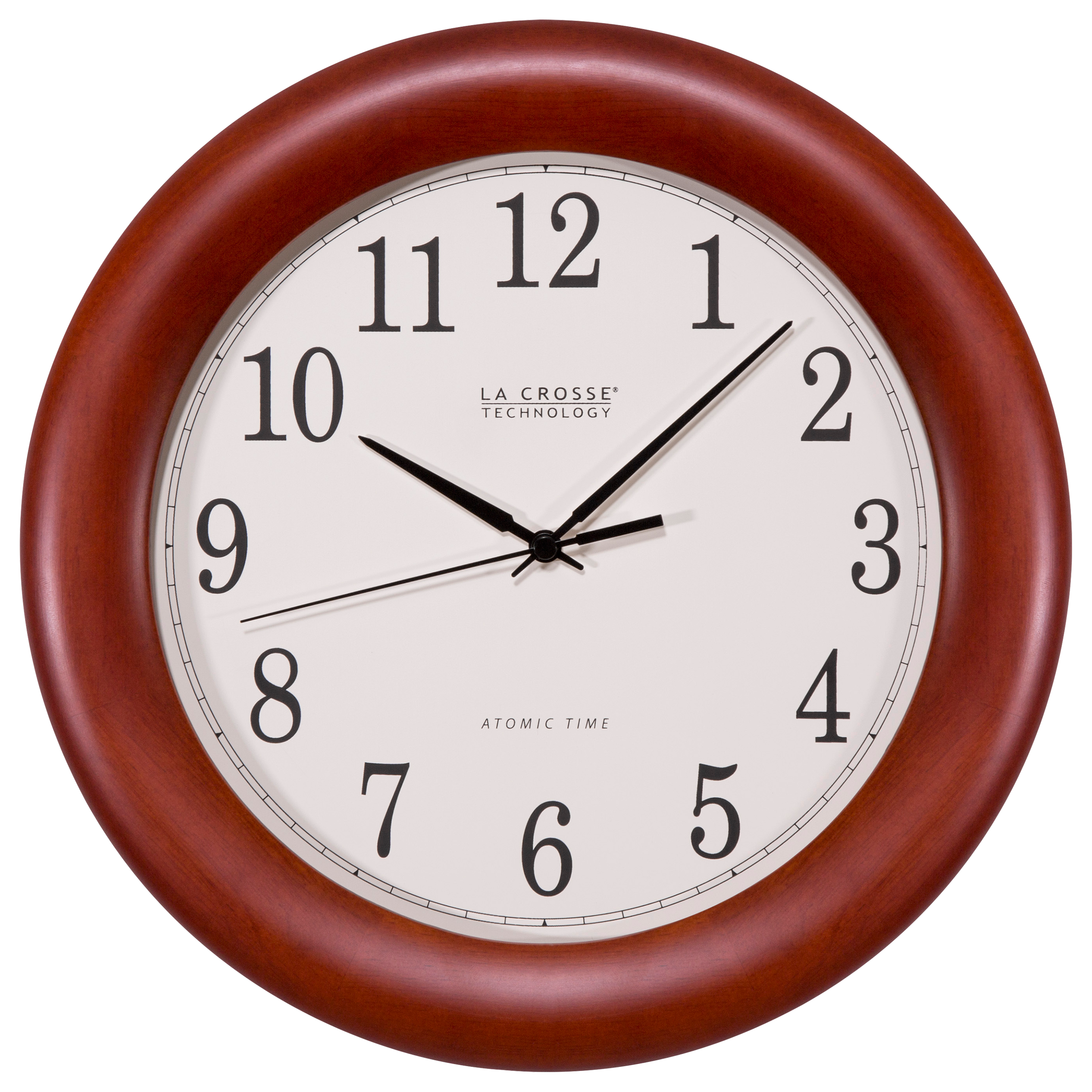 La Crosse Wood Veneer Atomic Wall Clock | Cabela's